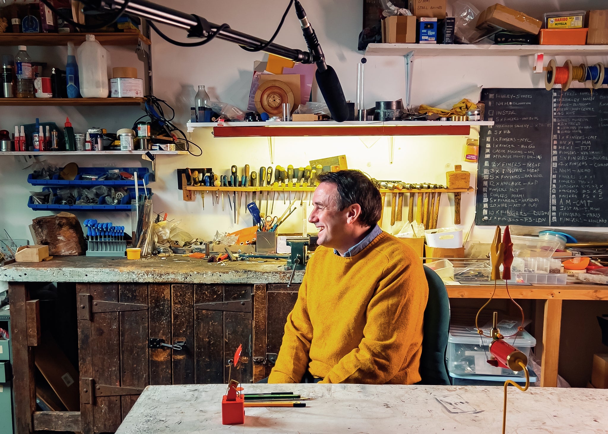 Inside the studio of automaton maker Martin Smith