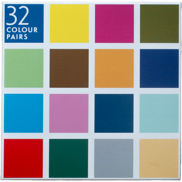 32 Color Pairs Memory Game