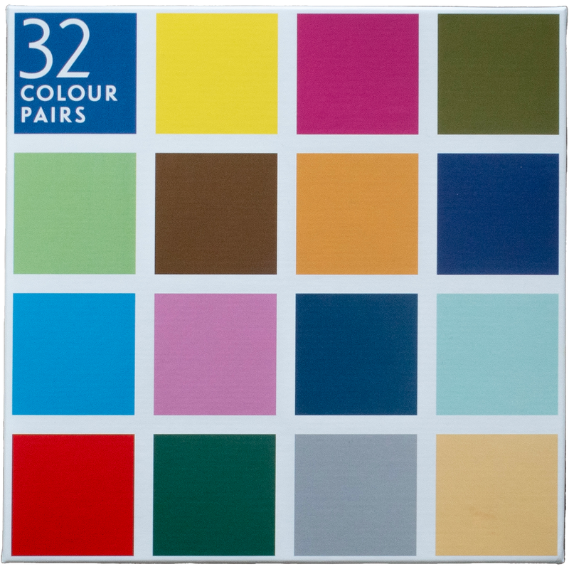 32 Color Pairs Memory Game