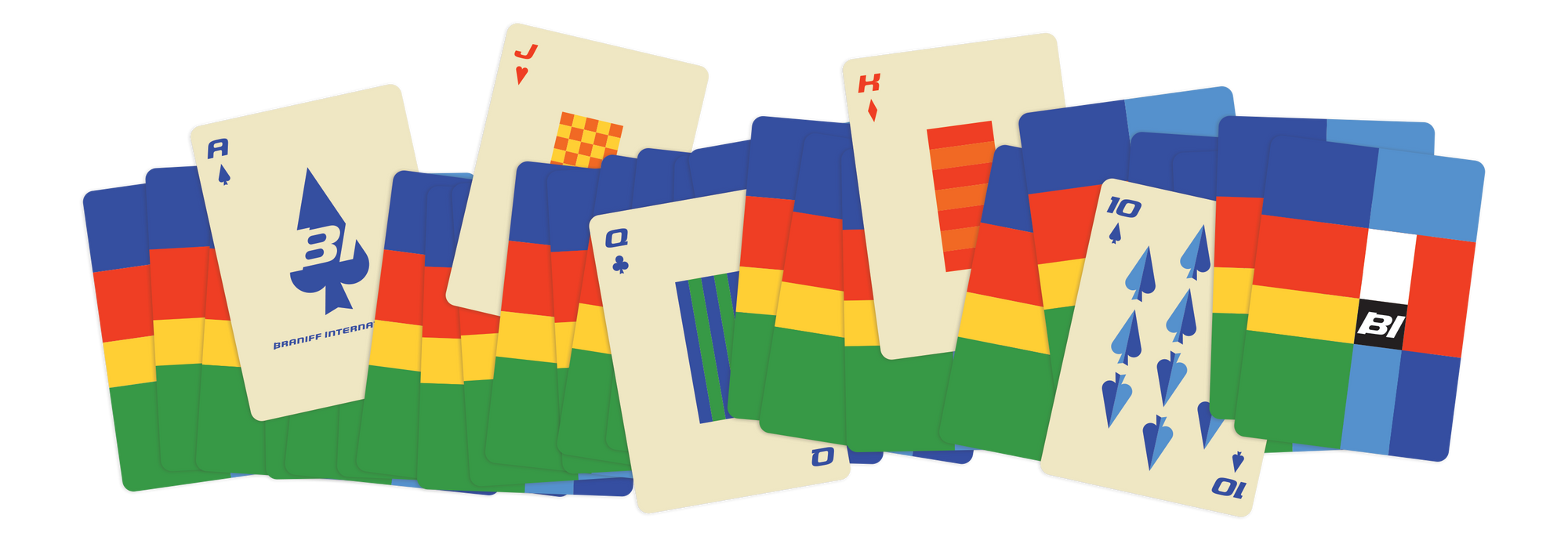 Braniff Playing Cards - Designed by Alexander Girard