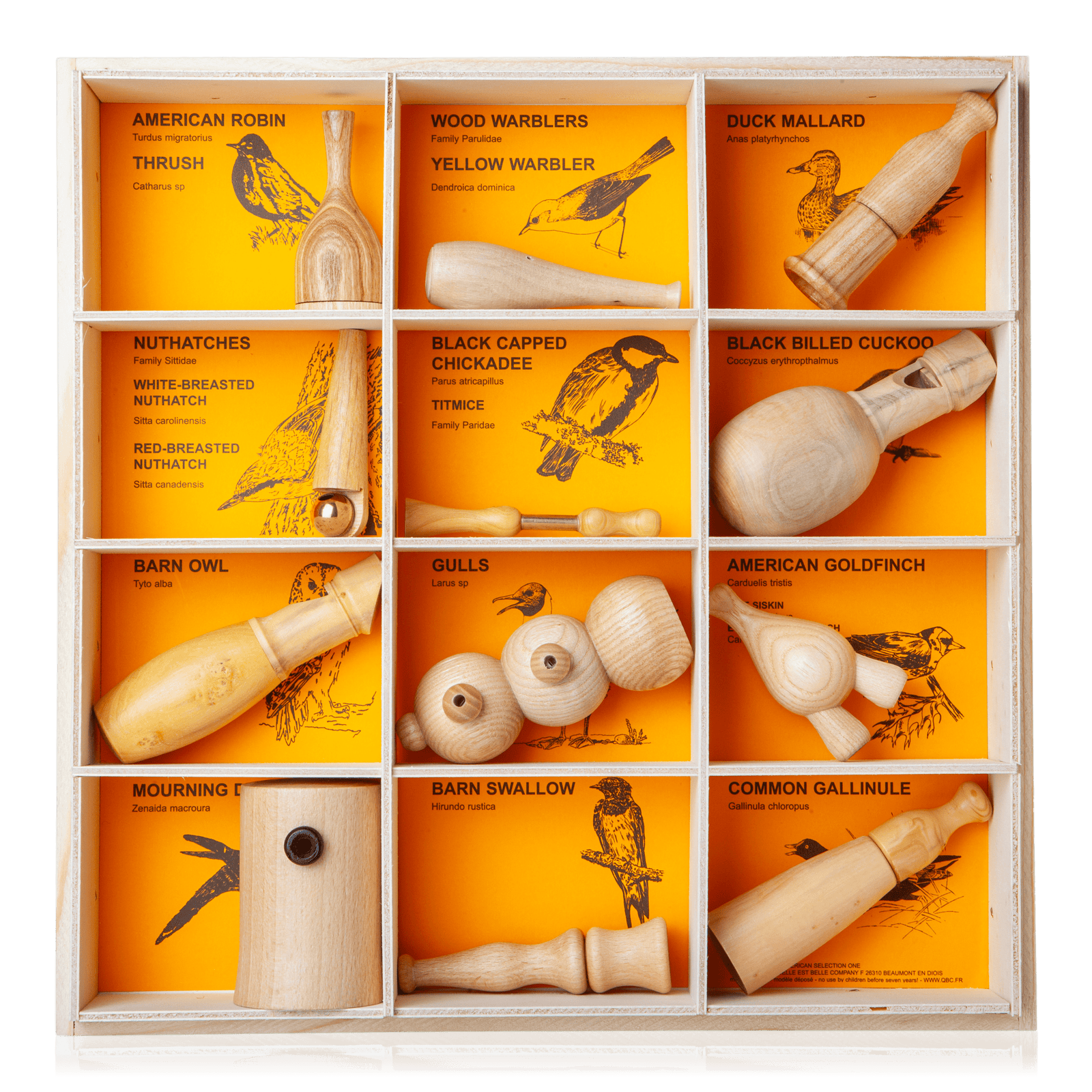 Deluxe American Bird Calls Set