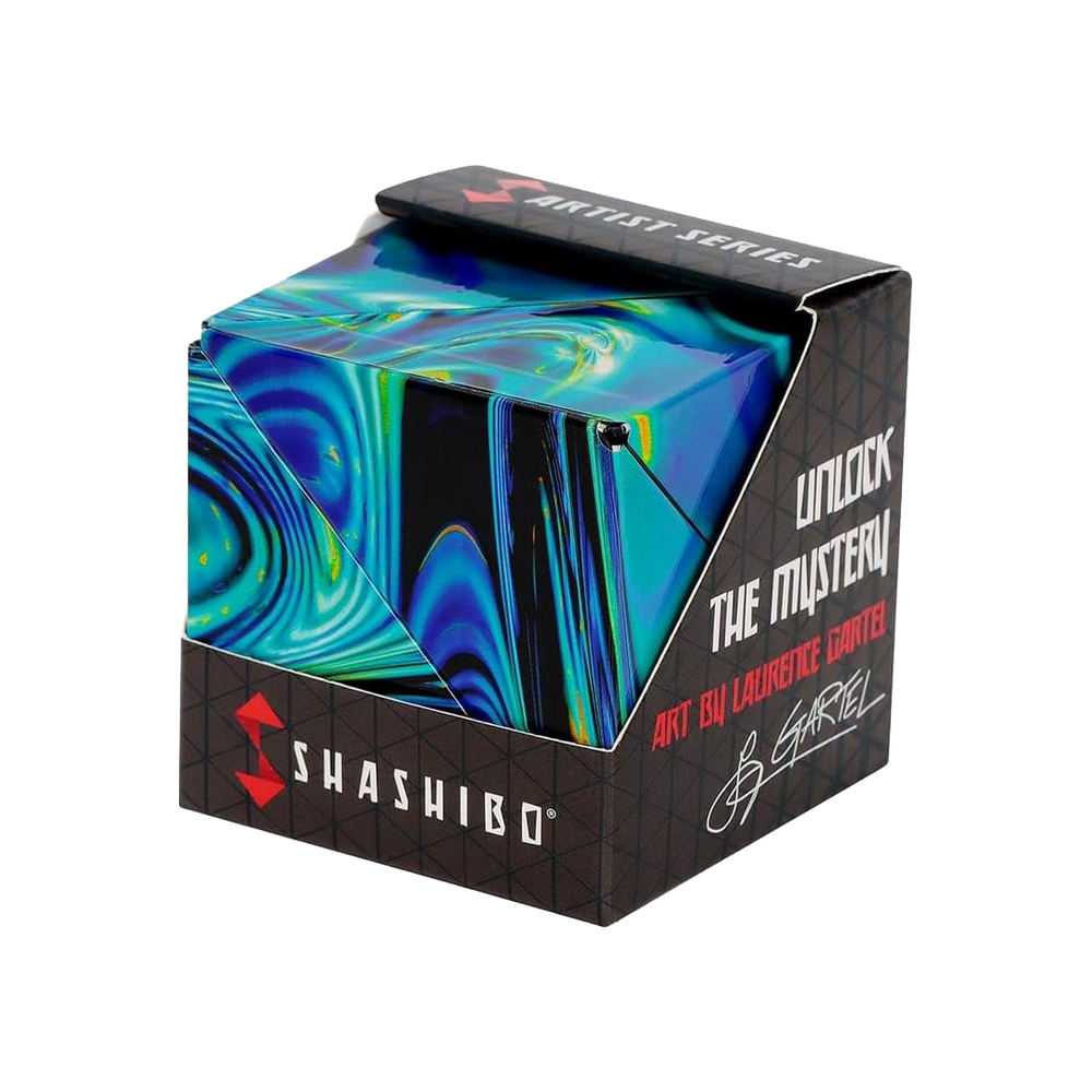 Shashibo Cube - Shape-shifting sculpture toy.