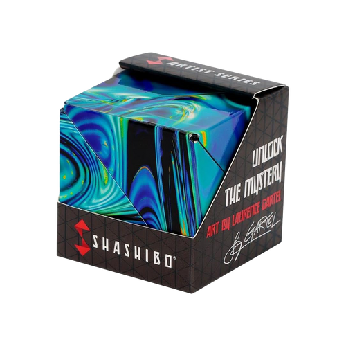 Shashibo Cube - Shape-shifting sculpture toy.