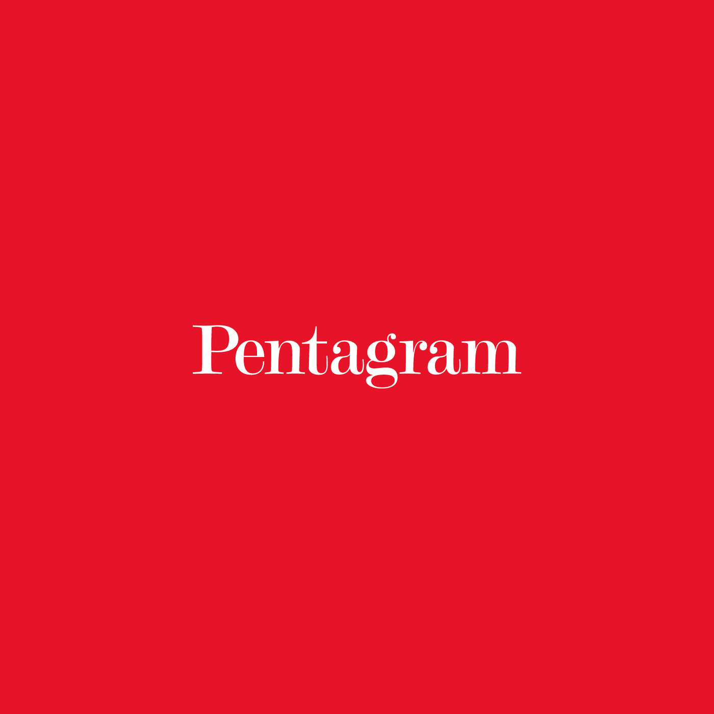 Pentagram - The world’s largest independent design consultancy
