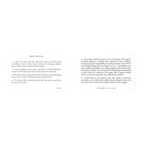 The Confessions Game by The School of Life