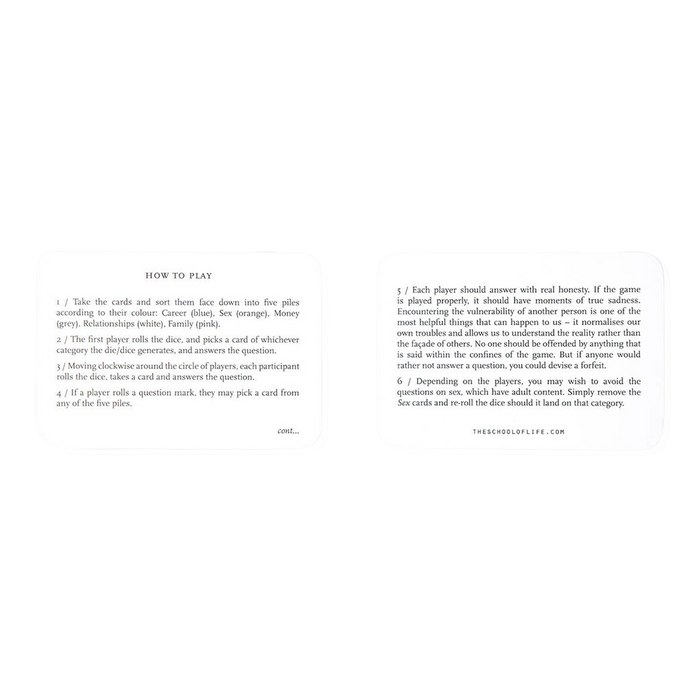 The Confessions Game by The School of Life