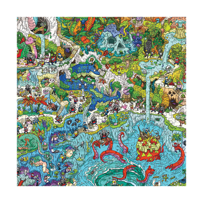 The Puzzled Patron - 1,000-Piece Magic Jigsaw Puzzle