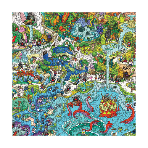 The Puzzled Patron 1,000-Piece Magic Jigsaw Puzzle