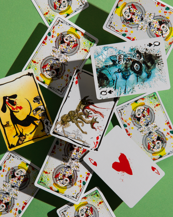 Flying Dog Playing Cards. Featuring art by Ralph Steadman.