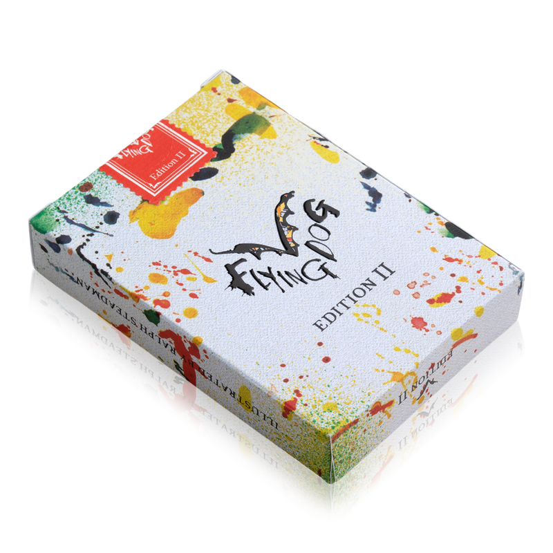 Flying Dog Playing Cards. Featuring art by Ralph Steadman.