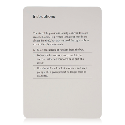 Inspiration Cards by The School of Life