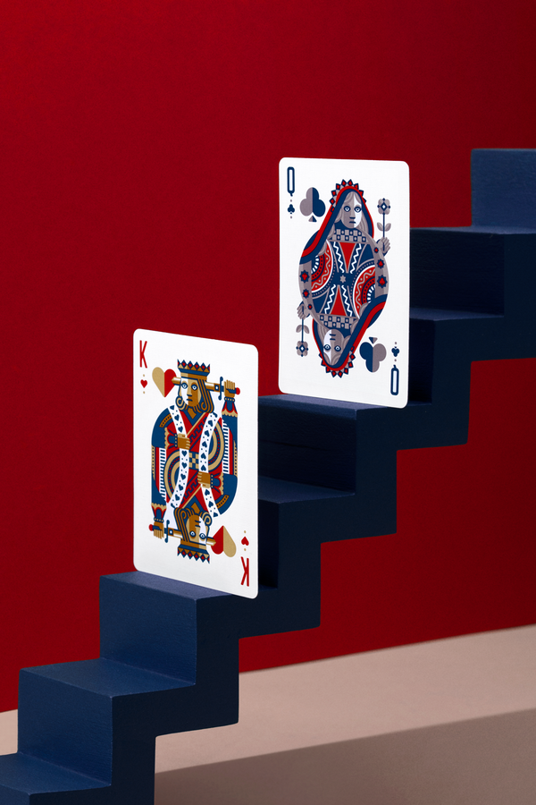 DKNG Red Wheel Playing Cards