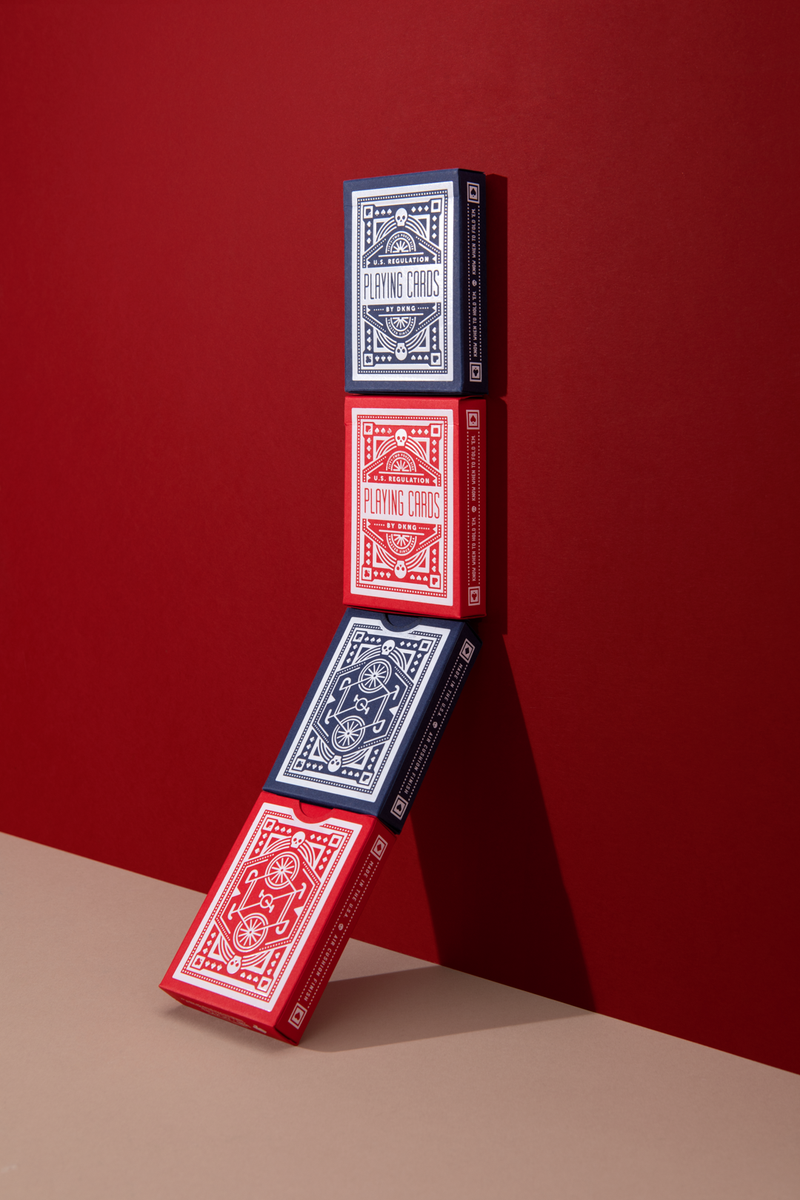 DKNG Red Wheel Playing Cards