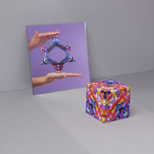 Shashibo Cube - Shape-shifting sculpture toy.