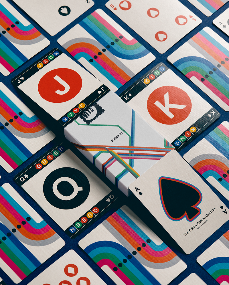 Fulton Street MTA Playing Cards