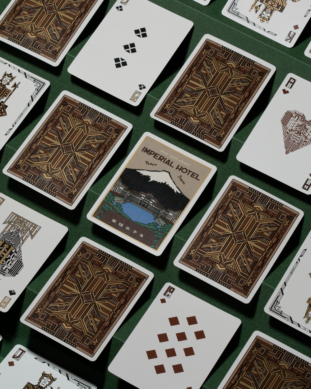 Frank Lloyd Wright's Imperial Hotel Playing Cards