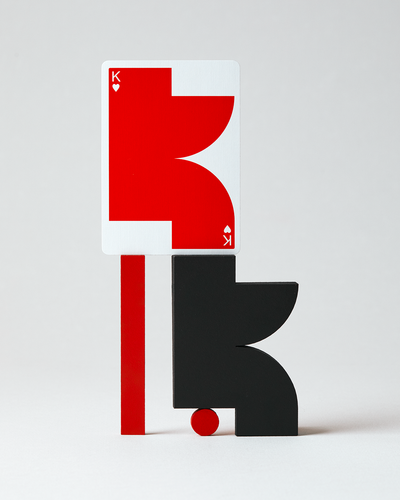 Just Type Playing Cards - Designed by Paula Scher
